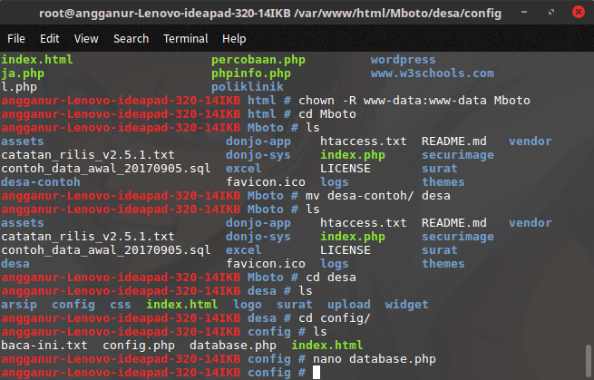 Menginstall OpenSID - CREATE-SCRIPT - ANGGA BLC TELKOM