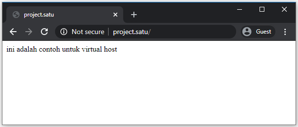 Virtual Host pada Localhost XAMPP - Begini Codenya Virtual Host pada Localhost XAMPP - Begini Codenya