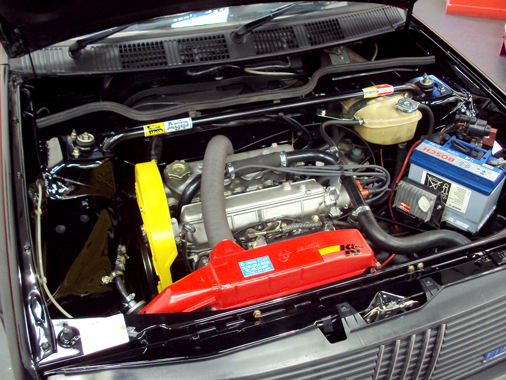 Mitchell Motors: Fiat Strada 130 TC on the road after full restoration.