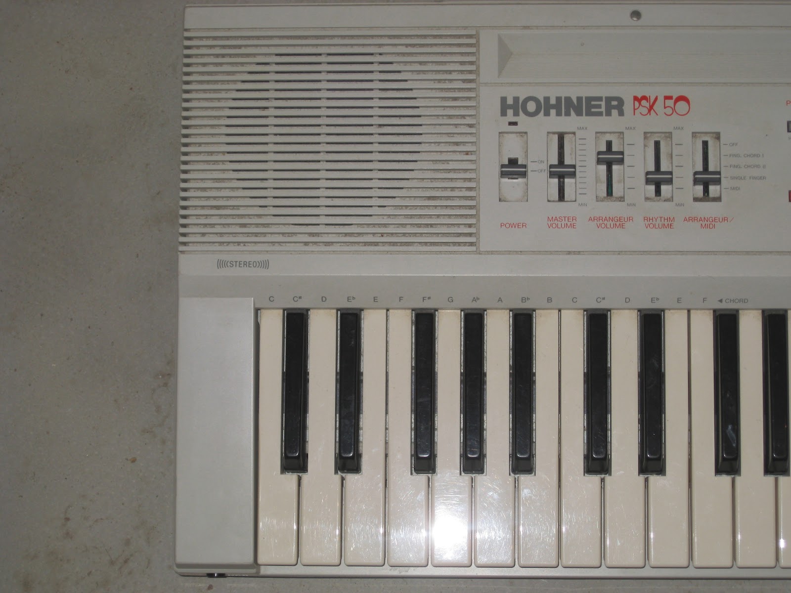 Infrequent Sound [sex.tex] technology: Hohner PSK-50 Digital piano ...
