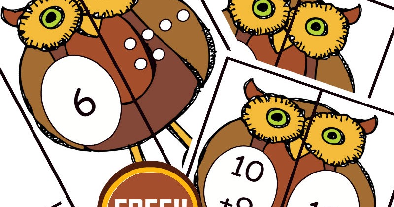 {FREE} Owl Counting & Adding Puzzles | Preschool Powol Packets