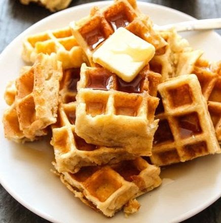 Countrified Hicks: Homemade Waffles (No milk recipe)