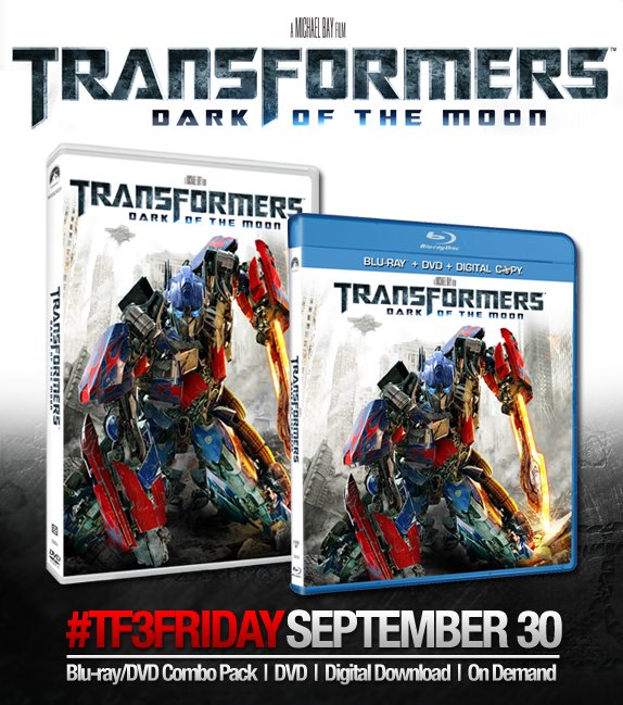 Transformers News: Official Blu-Ray, DVD Covers