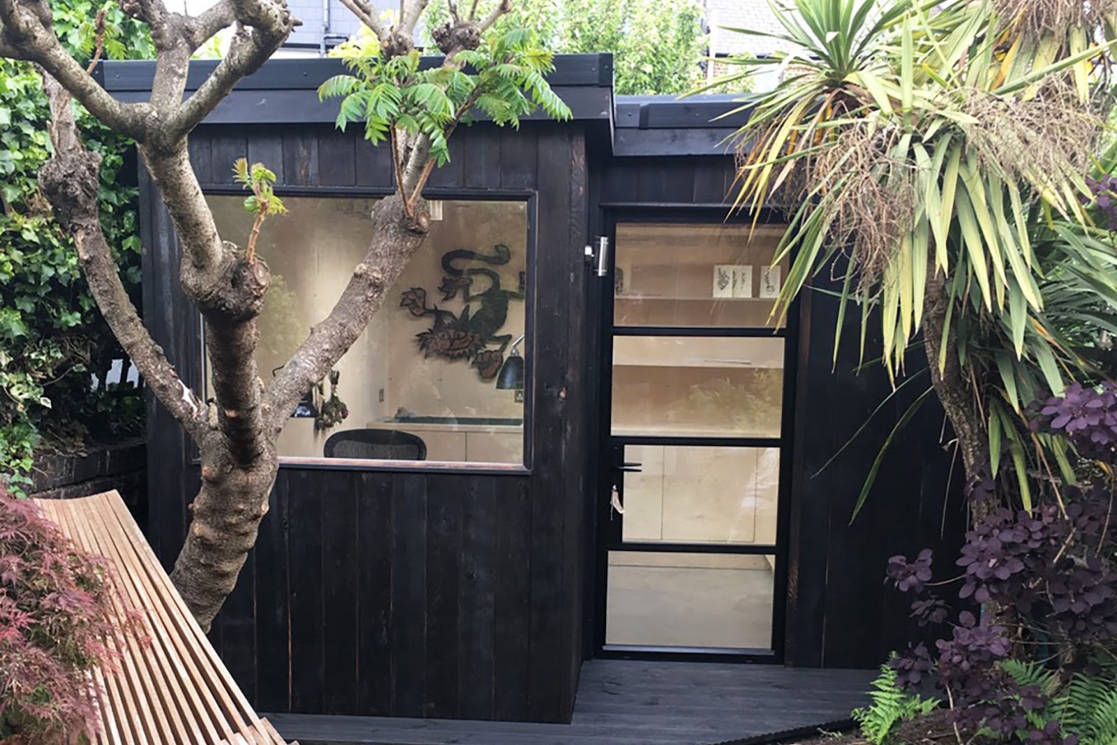 Shedworking: Black garden studio