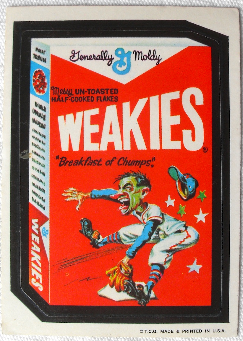 ART SKOOL DAMAGE : Christian Montone: 1973 Wacky Packages Stickers (1st ...