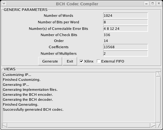 Nand Flash Memory Subsystem Bch Ecc Encoderdecoder Ip Core