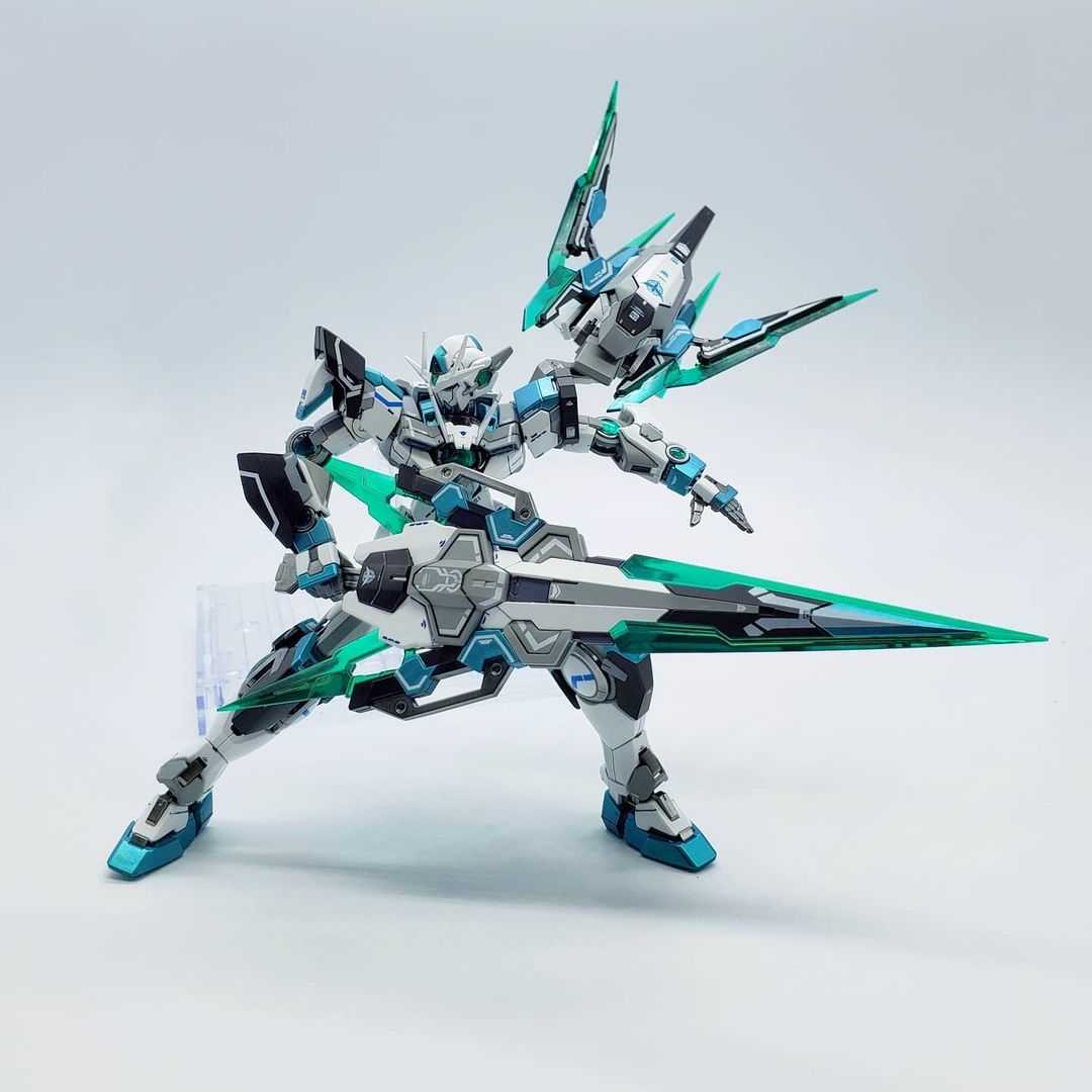 RG 1/144 00 Qant Full Saber Custom by gunplasythe - Pilot-Exia Gundam