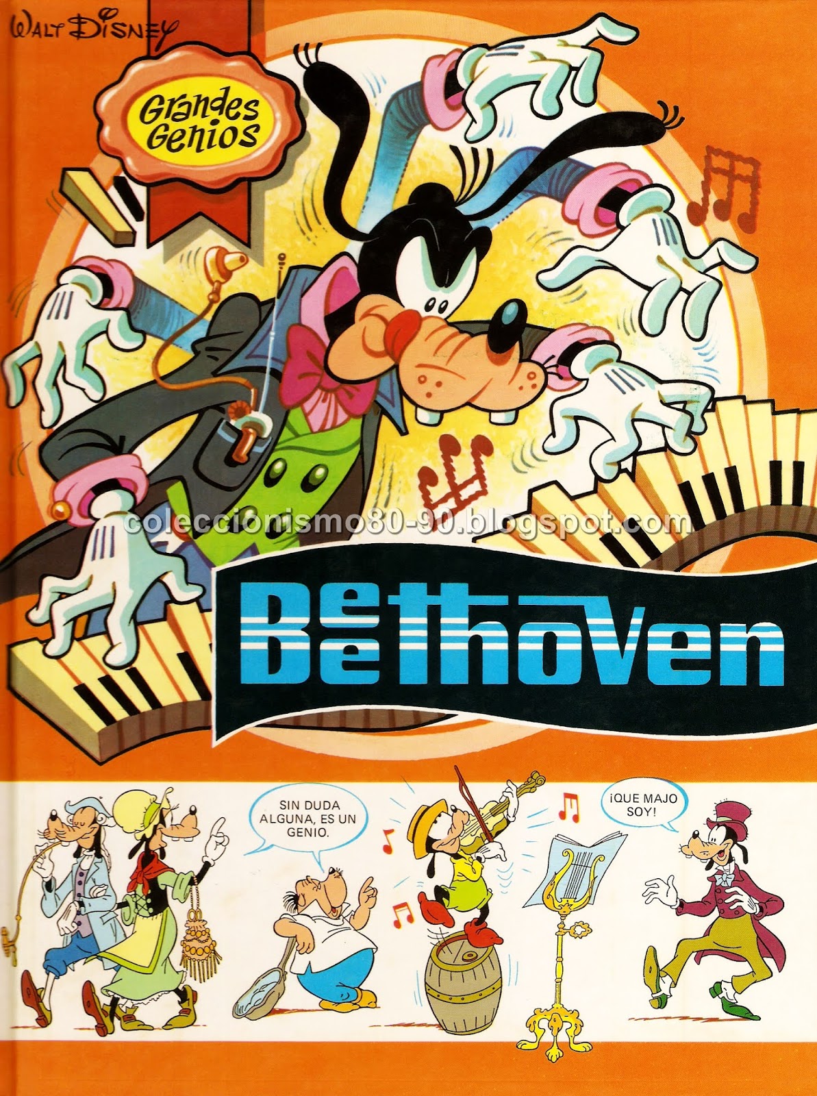 Coleccionismo 80-90: WALT DISNEY COLECCIÓN GRANDES GENIOS: BEETHOVEN (1985)