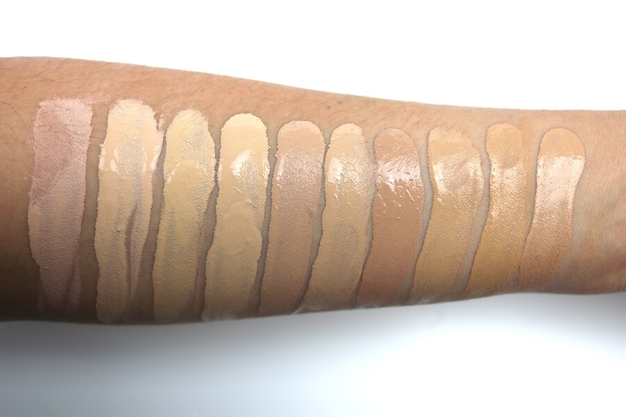 Glam & Shine - Beautyblog: Loreal Perfect Match Foundation - Swatches ...
