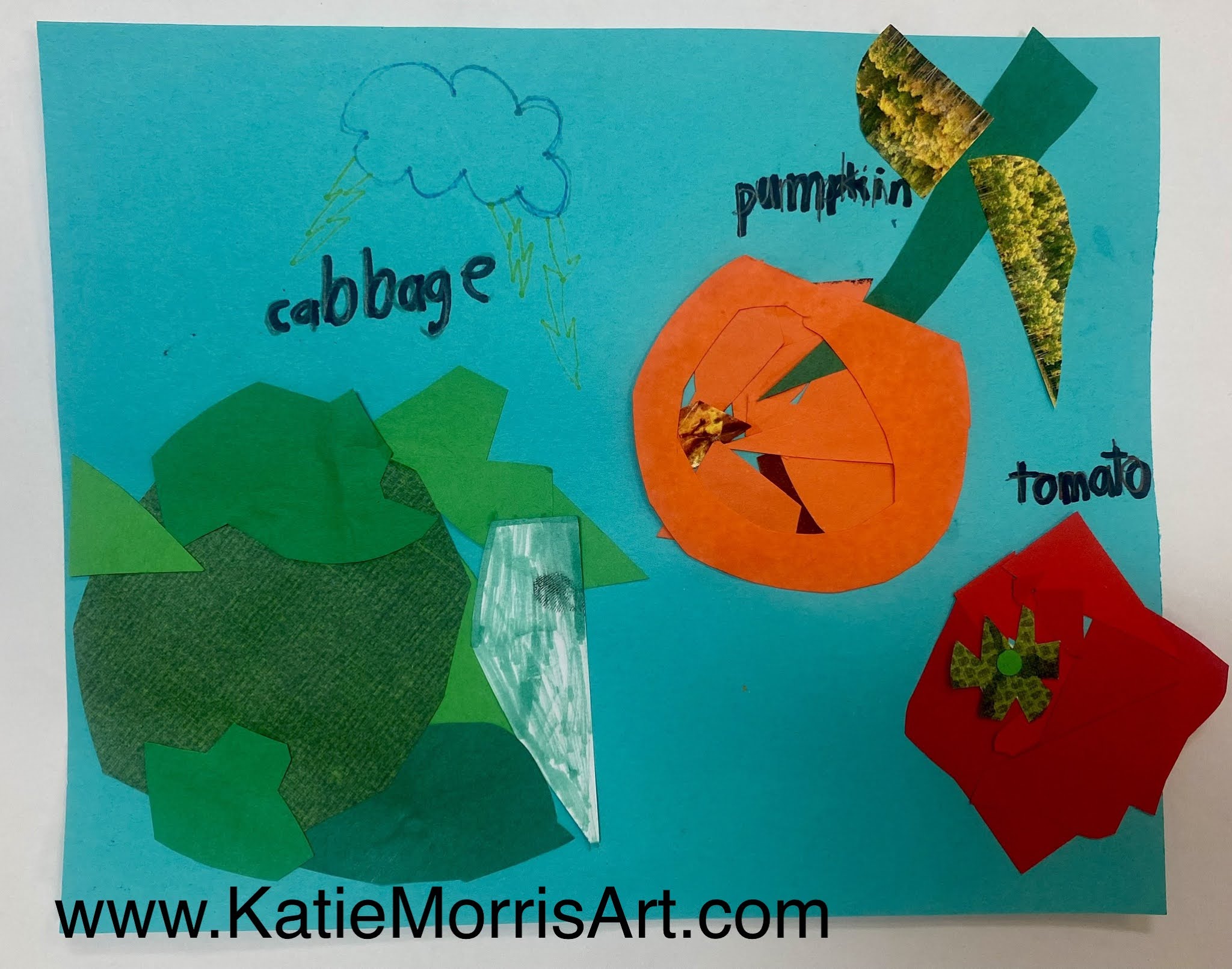 Katie Morris Art: Elementary Fruit and Vegetable Art