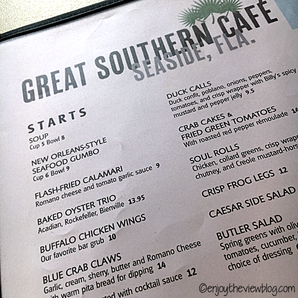 Adventures of Gus and Kim: Lunch in Seaside - The Great Southern Cafe ...