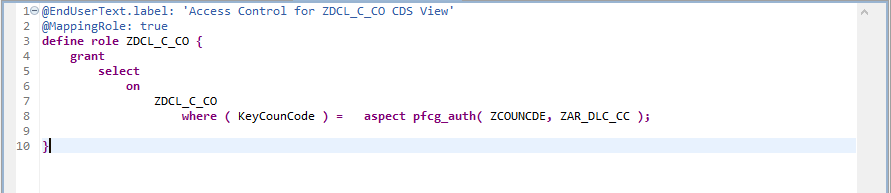 SAP ABAP Central: Implementing DCL with CDS Views and Roles