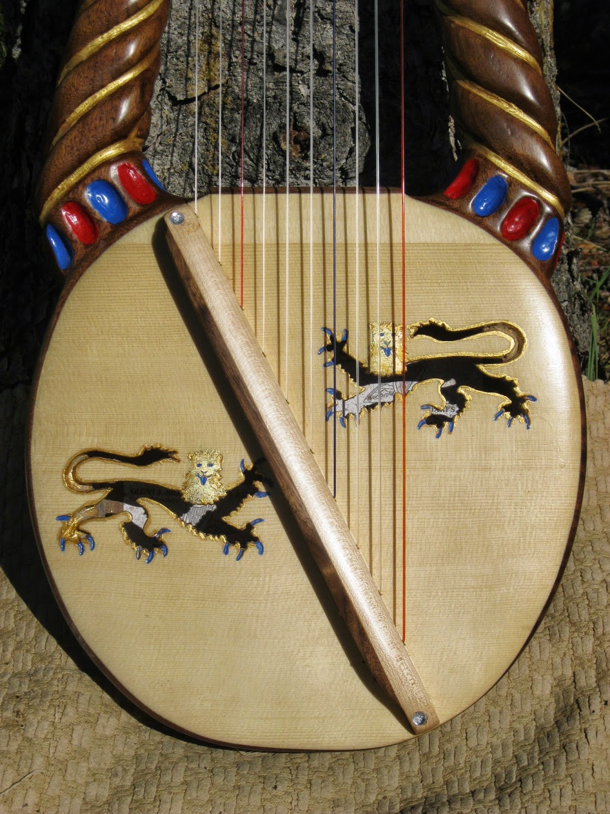 The Custom Harp builder, Glenn J. Hill of Mountain Glen Harps