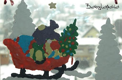 BABYLANDIA :): Świąteczne witrażyki