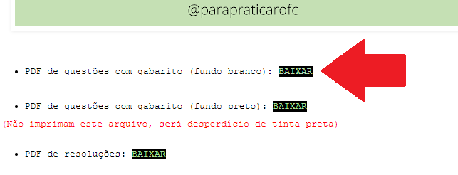 Para Praticar: Como baixar o PDF