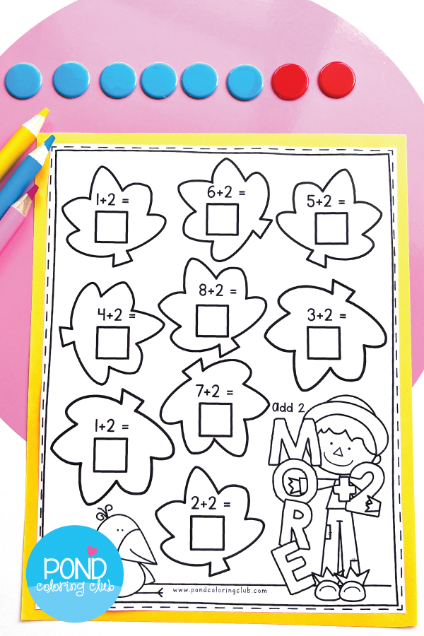 2 More for Addition | From the Pond