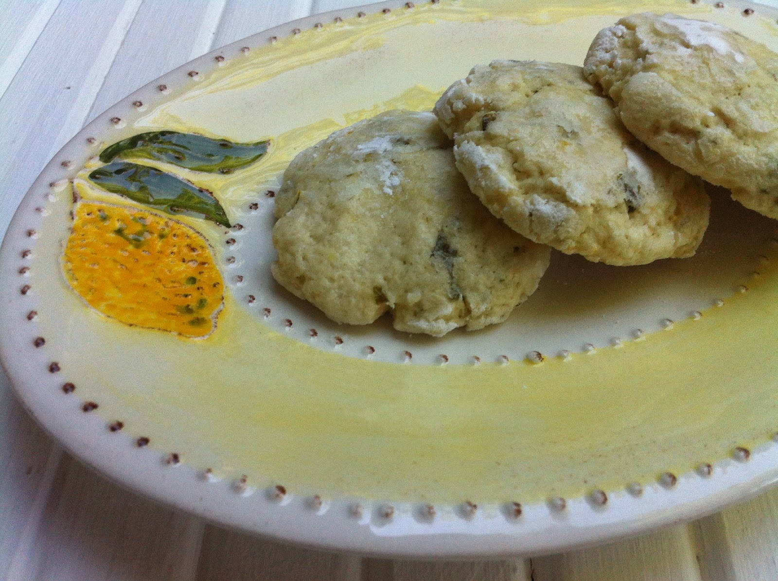 peace. love. & good food.: Lemon Basil Cookies