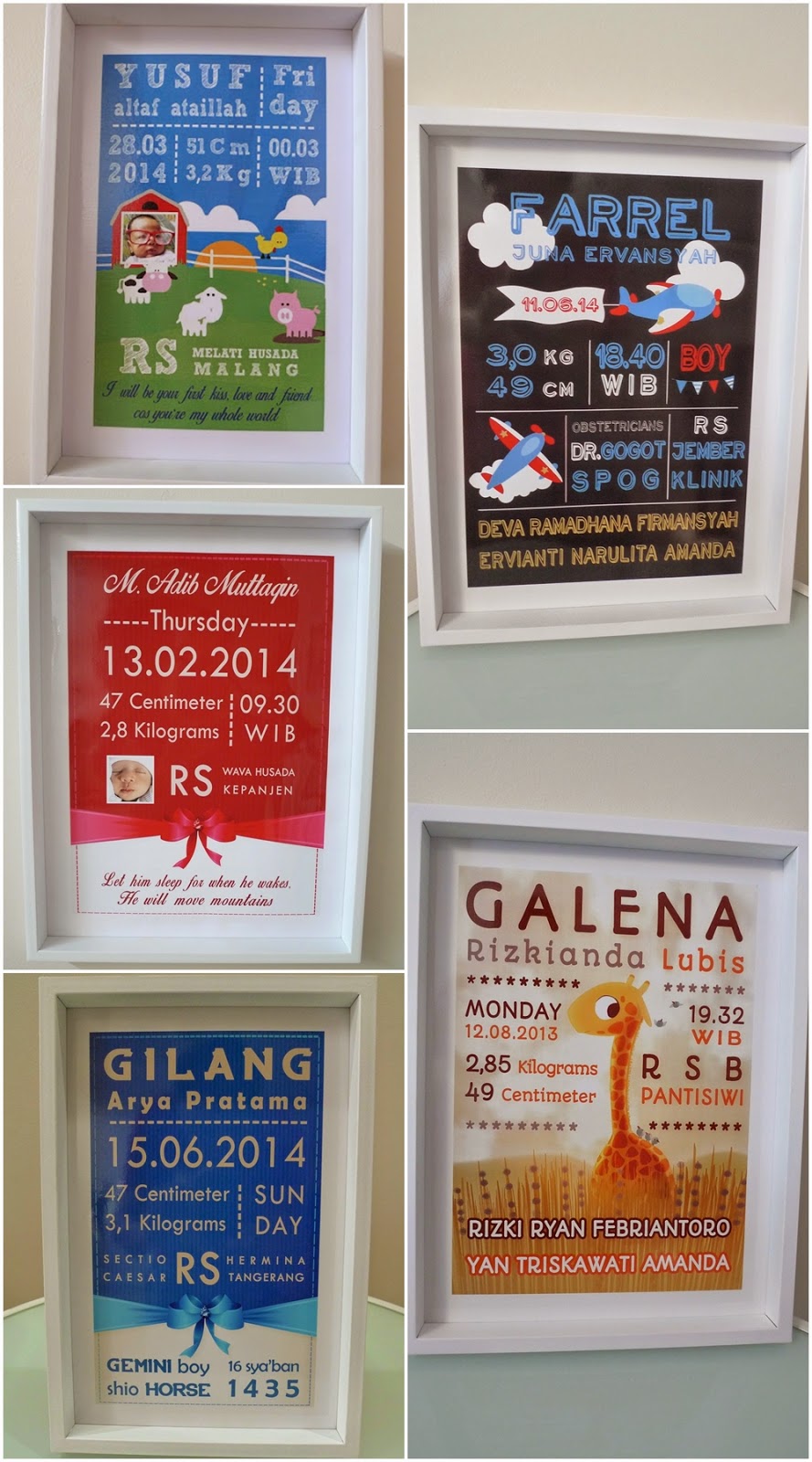 biodata anak gallery | jual hiasan dinding | kaligrafi | lukisan | kado ...