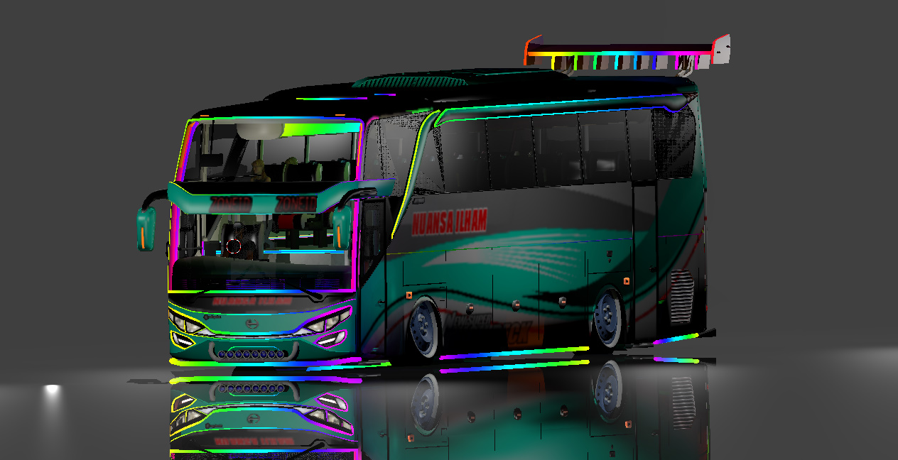 (UPDATE) JB2 Full LED 2 Varian | Mod Bussid Terbaru - BUSSID