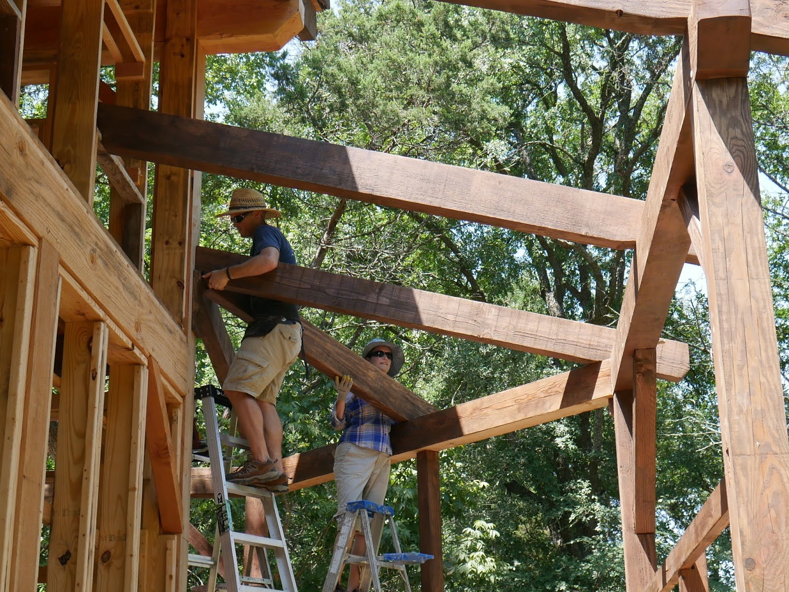 Porch Roof Construction Part 2: Rafters and Decking – Offgridburbia
