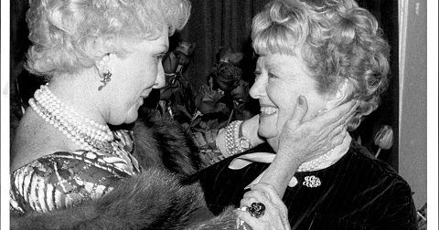 A TRIP DOWN MEMORY LANE: FLASHBACK: MARY MARTIN & JANET GAYNOR - 1982