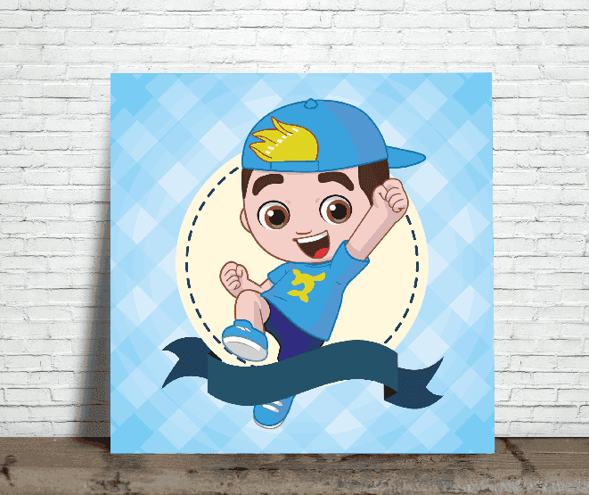 Arte para sublimar azulejo Luccas Neto