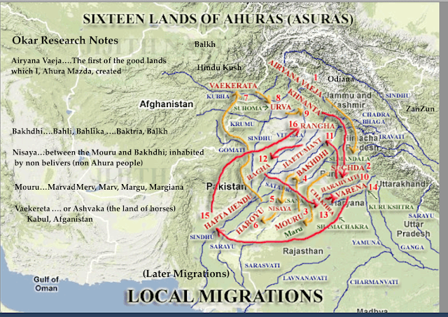 Okar Research: Airyana Vaeja, Arya Varta & Shambhala