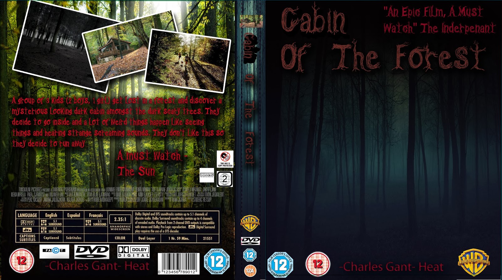 GCSE Media: DVD Cover Digital Draft