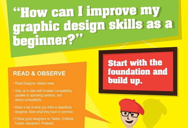 How Can I Improve my Graphic Design Skills as a Beginner? #infographic ...
