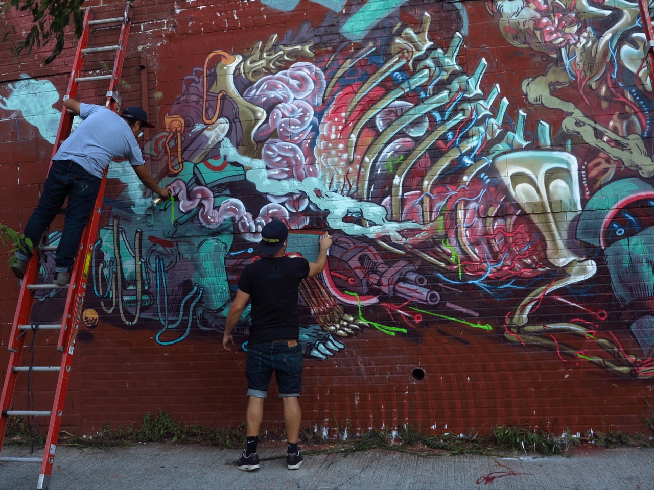 Nychos x Smithe 最新ミューラル In NYC（アメリカ）