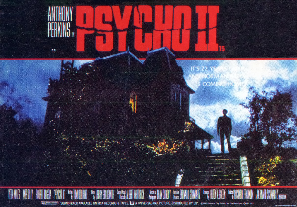 Harry's Gauntlet: Movie Poster Friday- Psycho 2