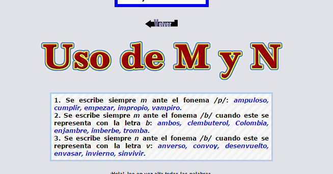 Estudiar con Juegos by Pink Smoothie!: Reglas de Ortografía: Uso de la ...