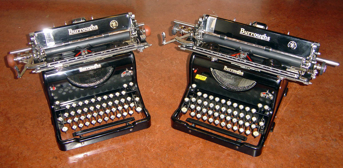 Burrowing into Burroughs typewriters/ /THE TYPEWRITER REVOLUTION