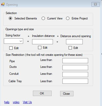 Revit Add-Ons: Smart Opening for (ARCH, STRUCTURE, MEP)