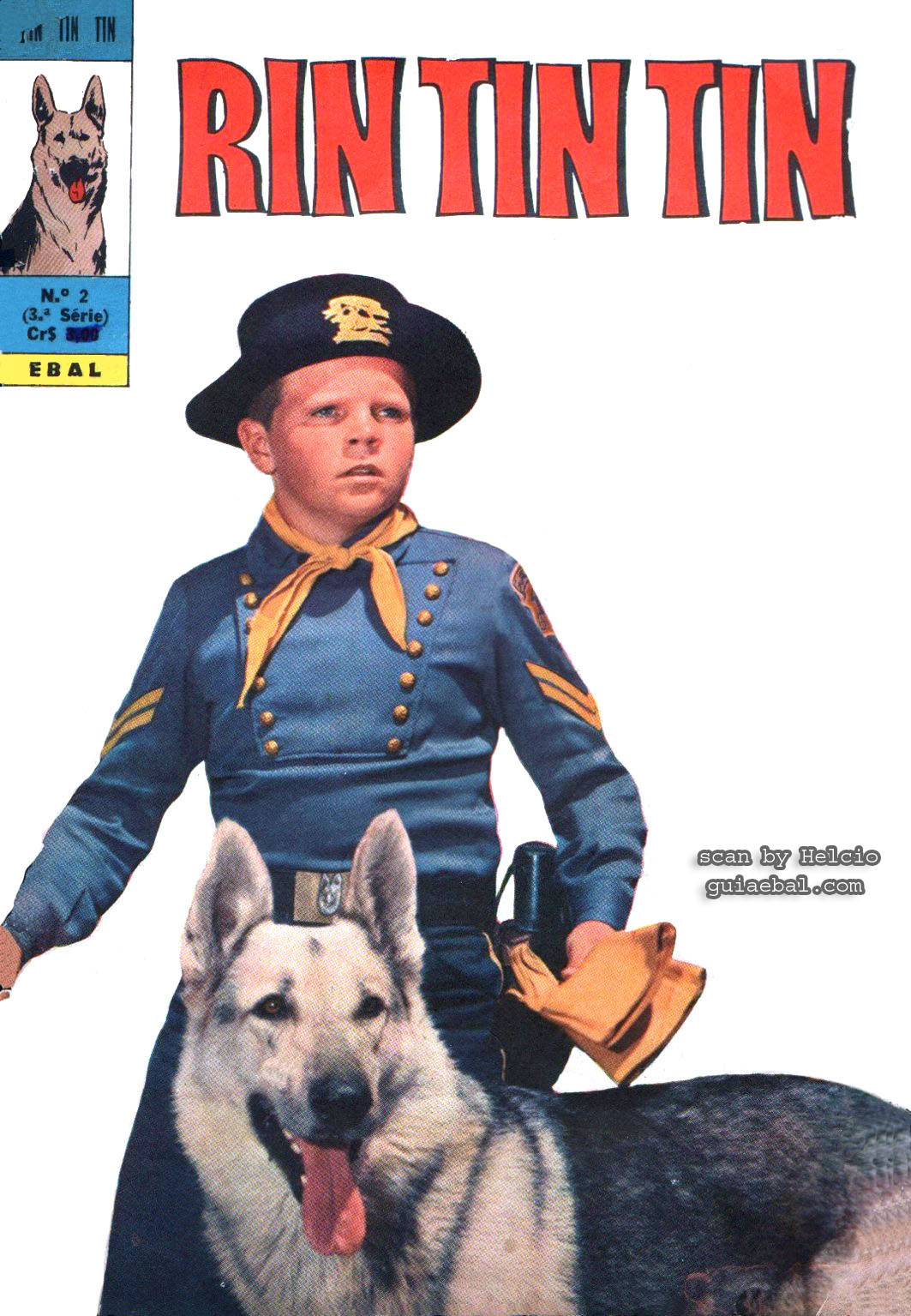Gibis Clássicos: Rin Tin Tin n° 02 - 1ª Edição - Ebal
