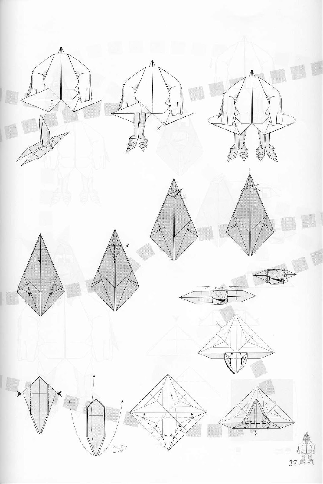 Origami Cartoon 1-Halle - Ruby Book Origami