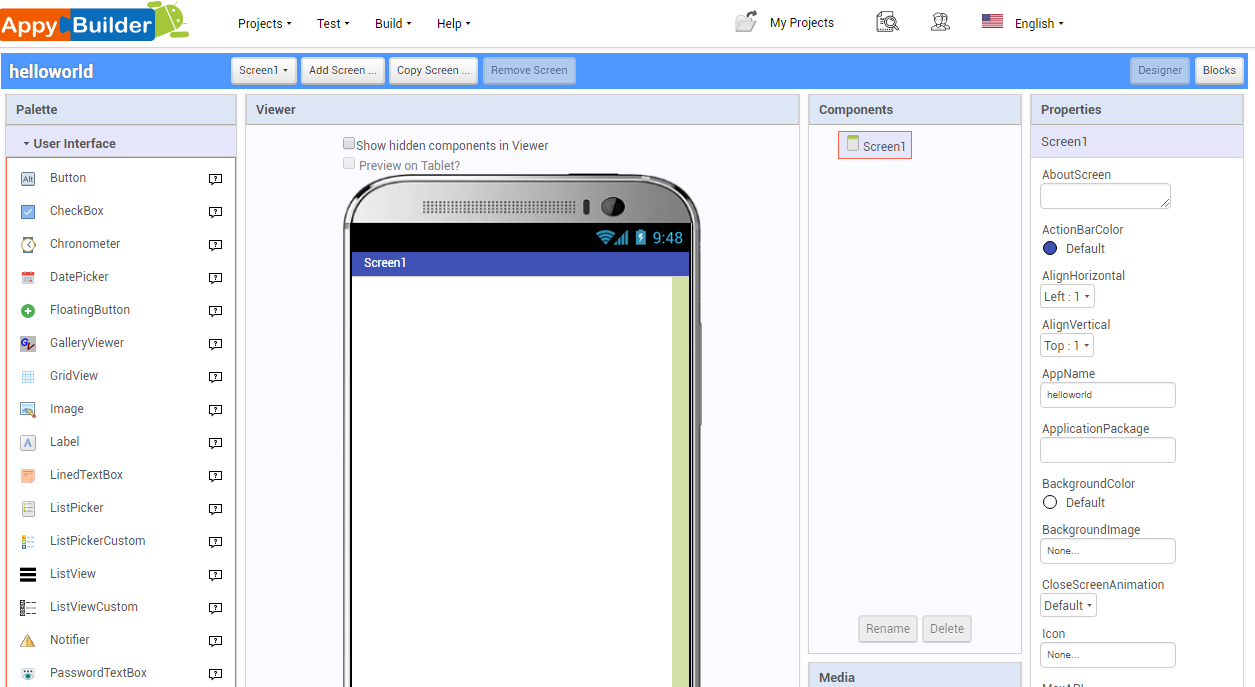 Tutorial appybuilder