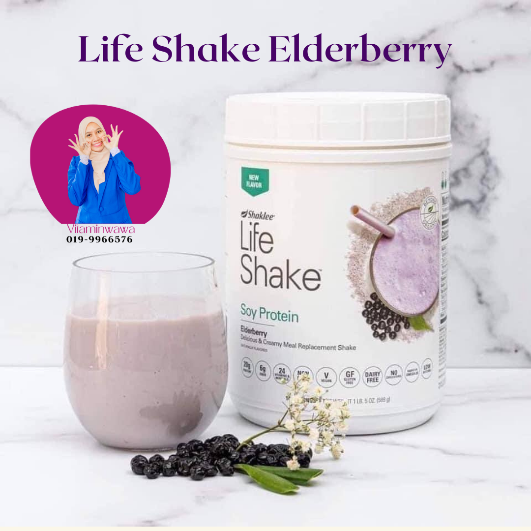 Life Shake Elderberry - Protein Terbaru Shaklee