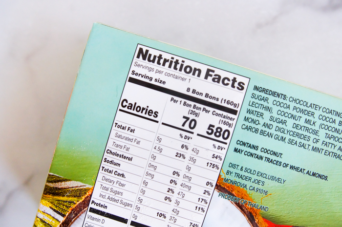 Sweet on Trader Joe's: Non-Dairy Mint & Chip Bon Bons | Bake at 350°