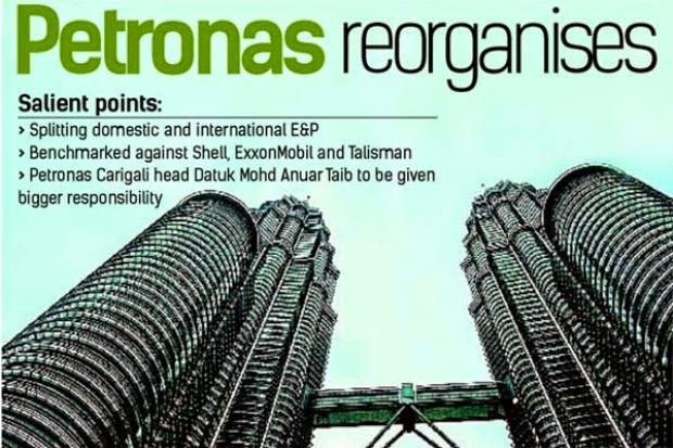 Dunia NDT & inspection: Petronas splits exploration, production unit to ...