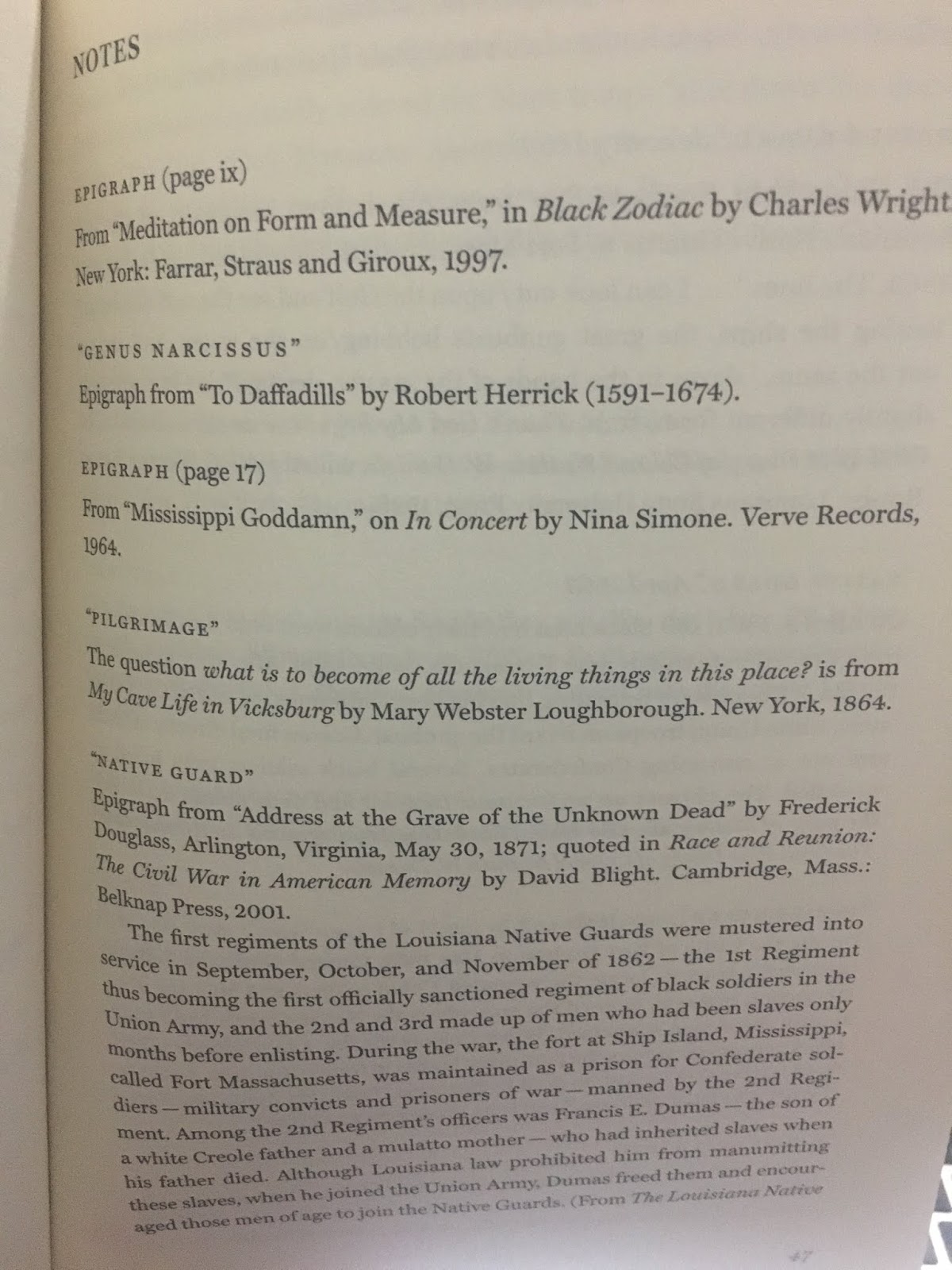 Documentary Poetics at UMass Boston: Native Guard by Natasha Trethewey