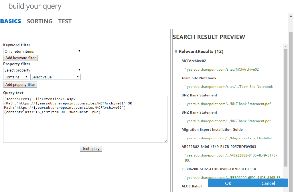 Aspiring Architect: SharePoint Online Search Basics