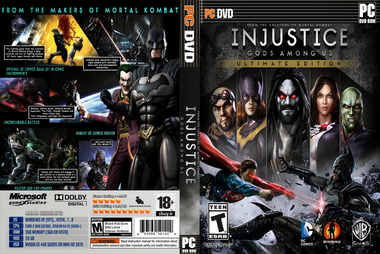 Render Game: INJUSTICE Gods Among Us - Ultimate Edition