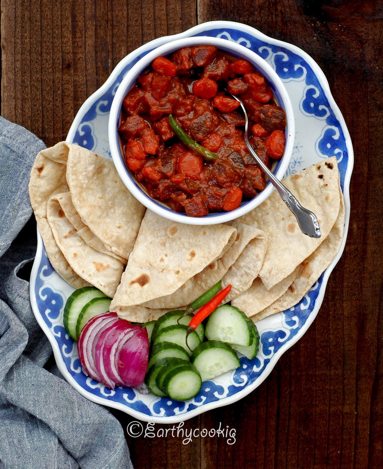 Earthycooking : Beetroot, Carrot and Potato curry