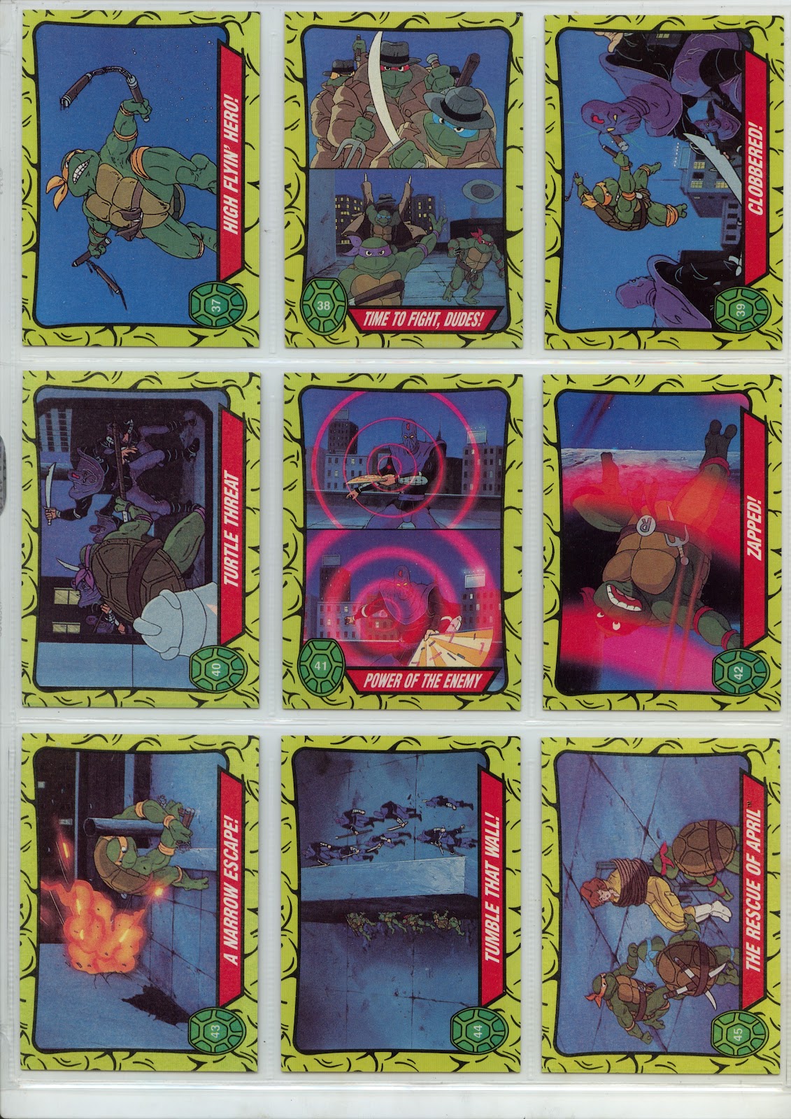 squer's TMNT Collection: 1989 TOPPS TMNT TRADING CARDS (FULL SET)