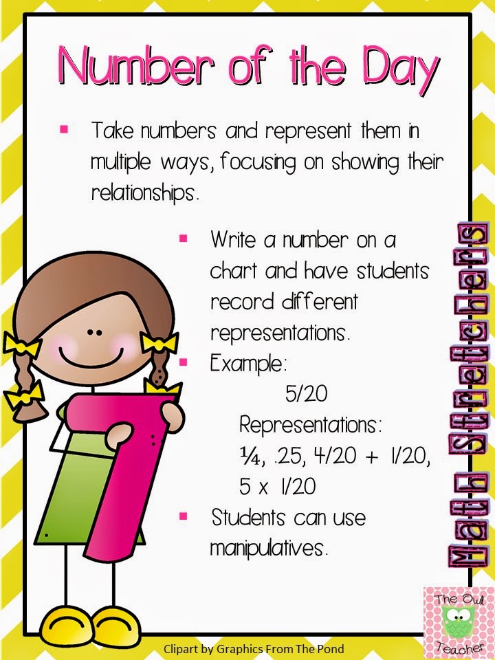 Using Math Warm Ups in Your Classroom - The Owl Teacher