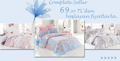 nevresim dünyası: Complete Setler sadece 69.90 TL