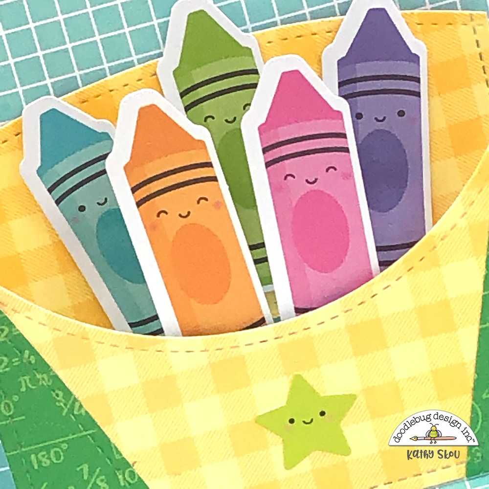 Doodlebug Design Inc Blog: SCHOOL DAYS POP UP CARD | with Kathy