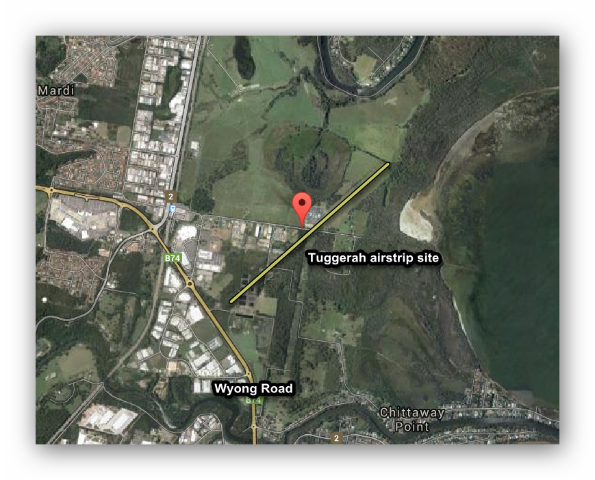 Secrets of a Sydney past: Lost airfields of the Central Coast - Tuggerah