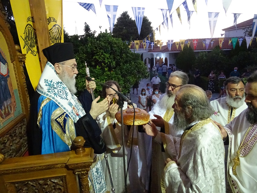 Η ΑΠΟΔΟΣΗ ΤΗΣ ΚΟΙΜΗΣΕΩΣ ΤΗΣ ΘΕΟΤΟΚΟΥ ΣΤΗΝ ΙΕΡΑ ΜΗΤΡΟΠΟΛΗ ΚΟΡΙΝΘΟΥ (ΦΩΤΟ ...